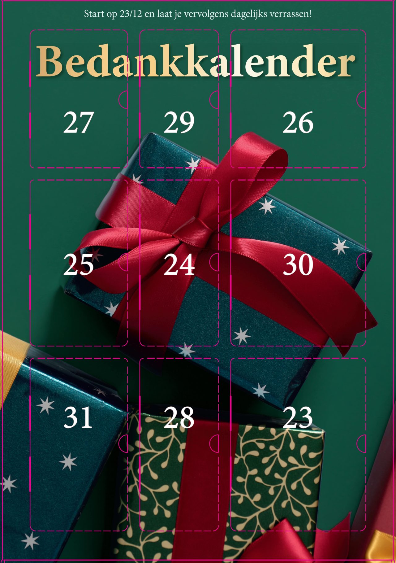 Bedankkalender - Uniek bij van Keulen Geschenken